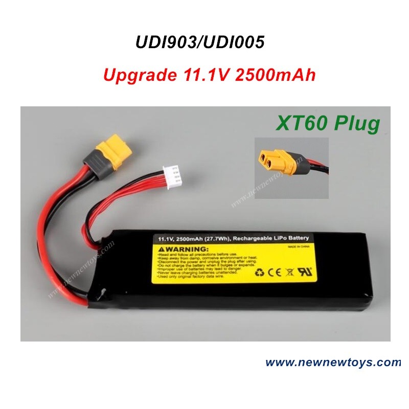 UDiRC UDI005 battery upgrade-2500mah