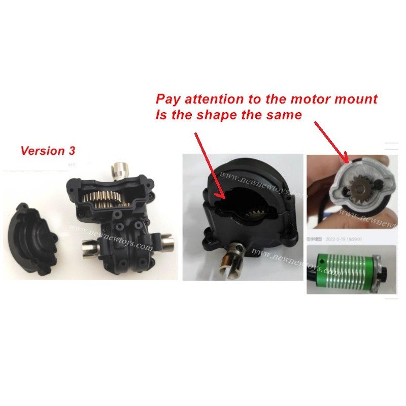 XLF X03 X03A Parts Rear Gear-Box Assembly HBX02